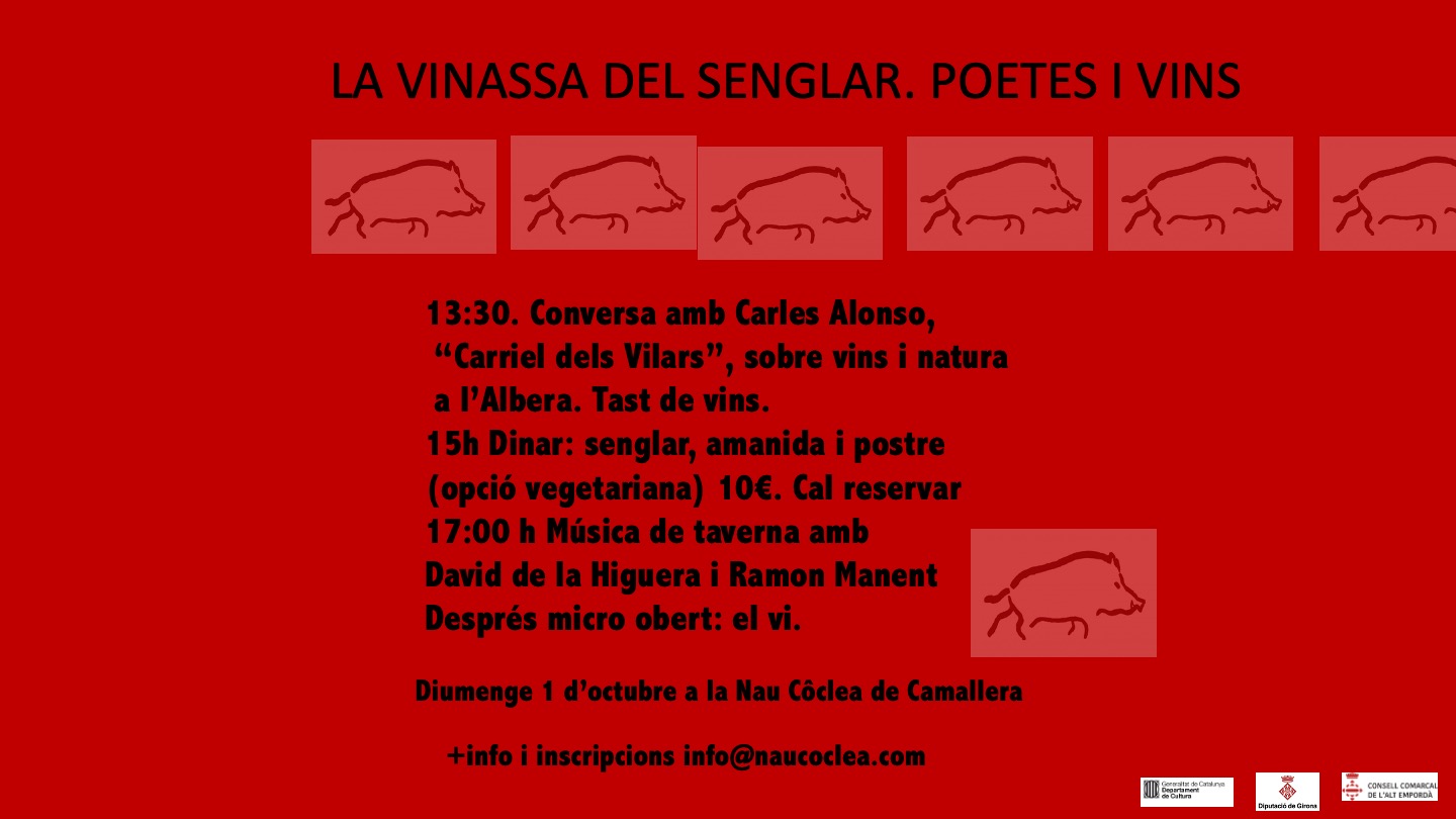 La Vinassa del Senglar 2023 Poetes i Vins. Diumenge 1 d’octubre a ...